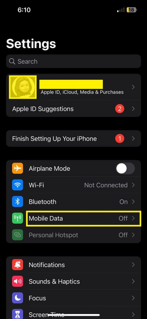 How to Turn On Mobile Internet Data on Your Phone